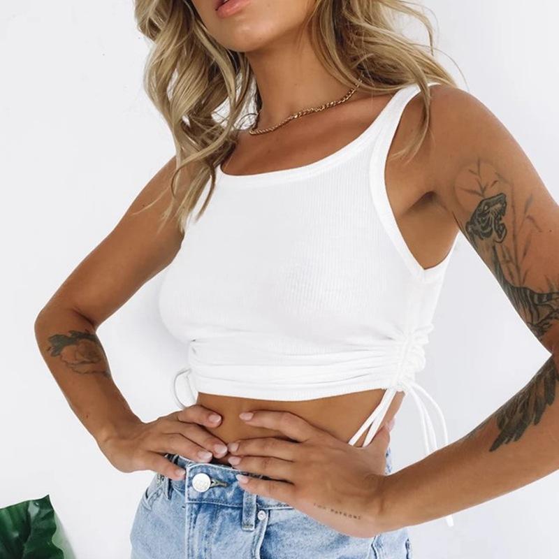 String Me Along Ripped Crop Tank Top – Empty Soda