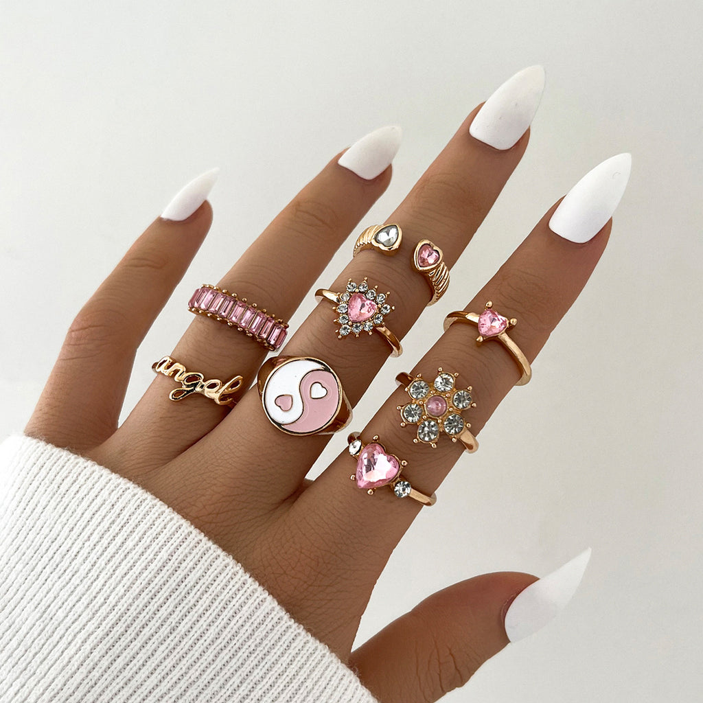 Catch You Blushing Ring Set – Empty Soda